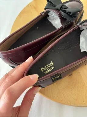 Weejuns | Shoes | Weejuns Gh Bass Jillian Womens Wine Red Patent ...